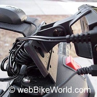 XM - Sirius Motorcycle Radio Mount - webBikeWorld