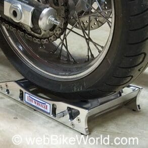 Motorcycle Wheel Roller - webBikeWorld