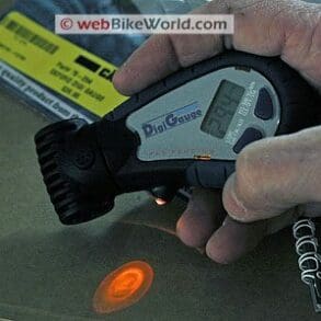 Oxford Digi Gauge Motorcycle Tire Pressure Gauge - webBikeWorld