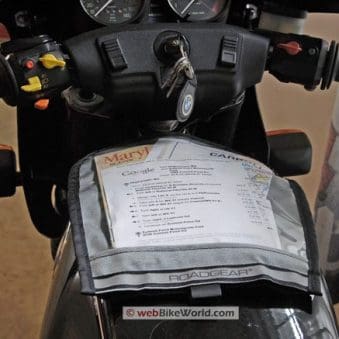 Roadgear Magnetic Tank Map Holder - webBikeWorld