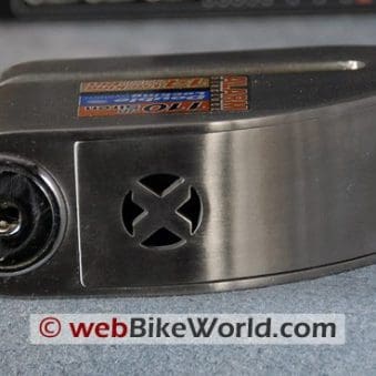 Xena XN15 Disc Lock Alarm Review - webBikeWorld