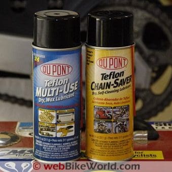 DuPont Teflon Chain Saver - DuPont Teflon Chain Lube - webBikeWorld