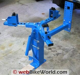Cycle Hill Motorcycle Tire Changer Review - webBikeWorld