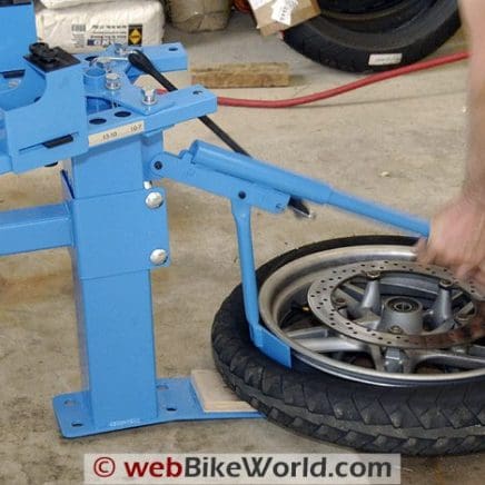 Cycle Hill Motorcycle Tire Changer Review - webBikeWorld