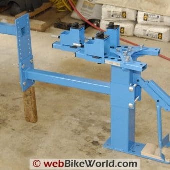 Cycle Hill Motorcycle Tire Changer Review - webBikeWorld