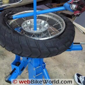Cycle Hill Motorcycle Tire Changer Review - webBikeWorld