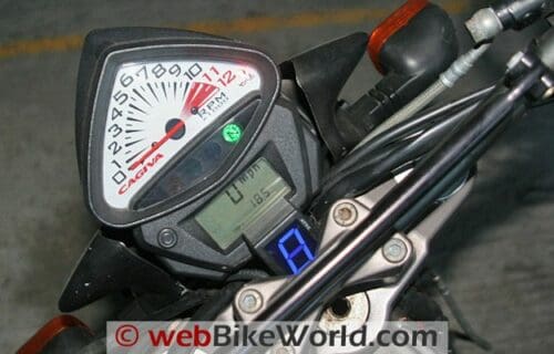HealTech GIpro Gear Indicator - webBikeWorld