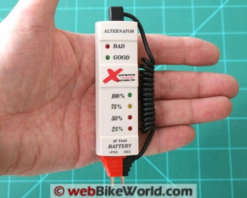 PulseTech Xtreme Motorcycle Battery Tester Review - webBikeWorld