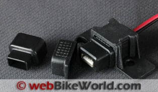 Waterproof Motorcycle USB Port - webBikeWorld