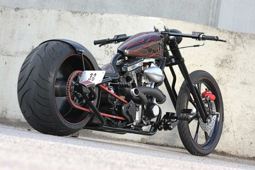 Demons El Segundo built by 32 Choppers of U.S.A.