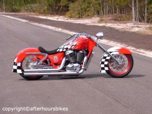 Big Red built by After Hours Bikes of U.S.A.