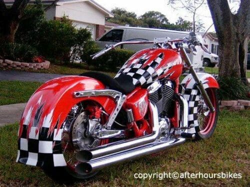 Big Red built by After Hours Bikes of U.S.A.