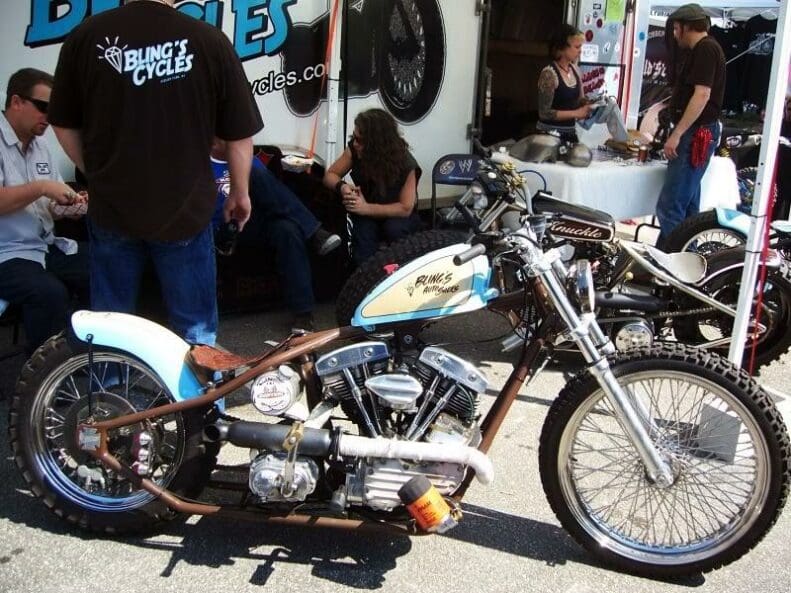 Dirt Bike CFL built by Blings Cycles of U.S.A.