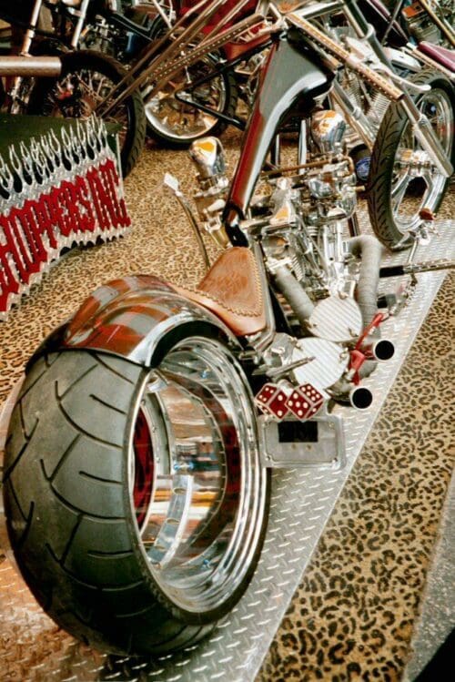 Money Shot, Camel Bike built by Choppers Inc. of U.S.A.