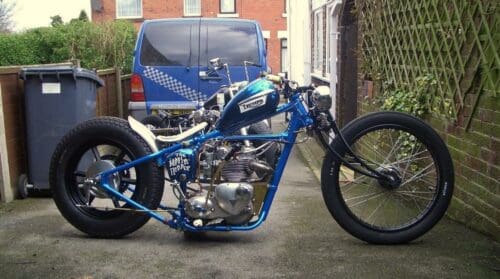 The Coffin Hopper built by Garage Built Bikes of England