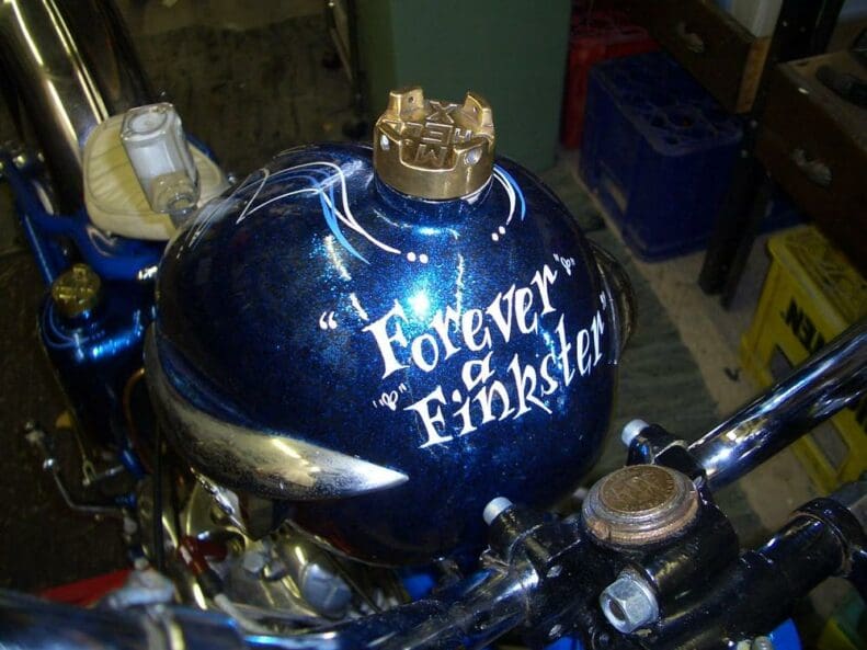 The Coffin Hopper built by Garage Built Bikes of England