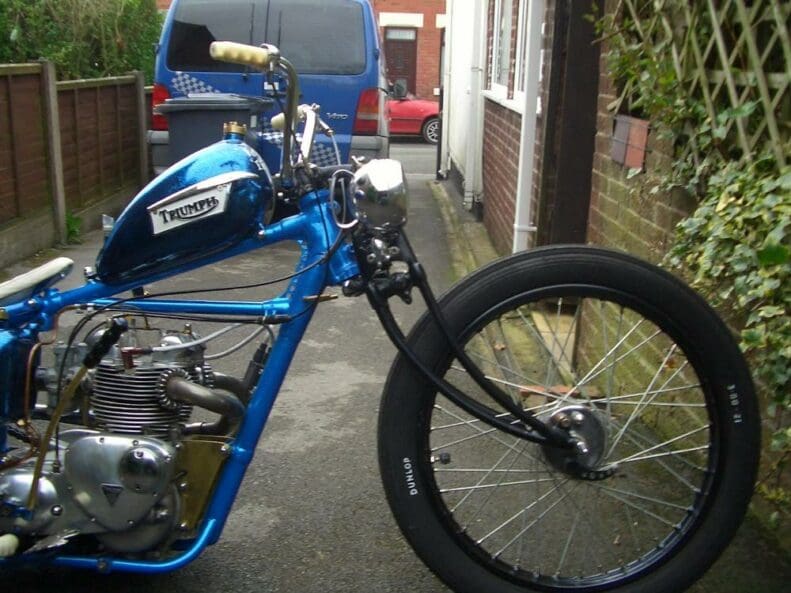 The Coffin Hopper built by Garage Built Bikes of England