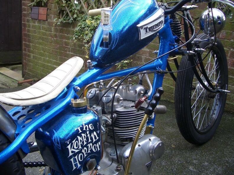 The Coffin Hopper built by Garage Built Bikes of England