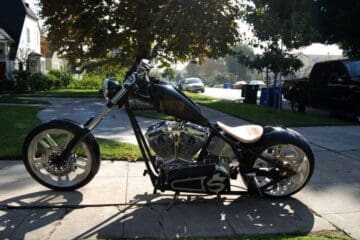 Dominator Black built by West Coast Choppers - WCC of U.S.A.