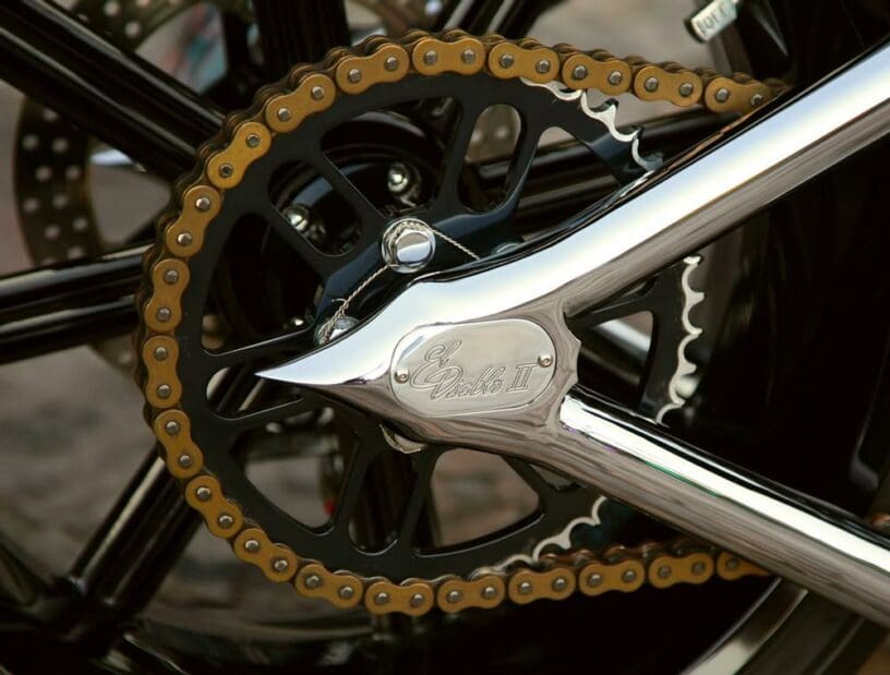 El Diablo Black Chrome built by West Coast Choppers - WCC of U.S.A.