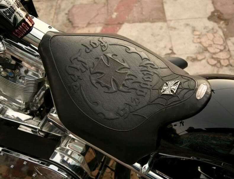 El Diablo Black Chrome built by West Coast Choppers - WCC of U.S.A.
