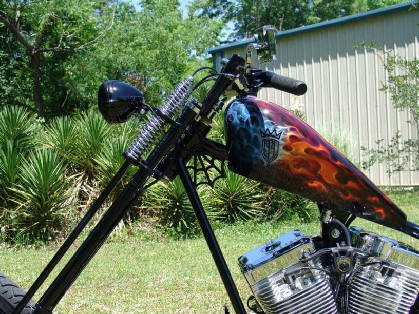 Bo's Death Rider CFL built by Choppercity USA of U.S.A.