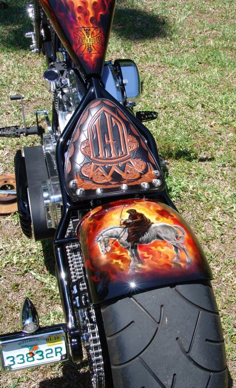 Bo's Death Rider CFL built by Choppercity USA of U.S.A.