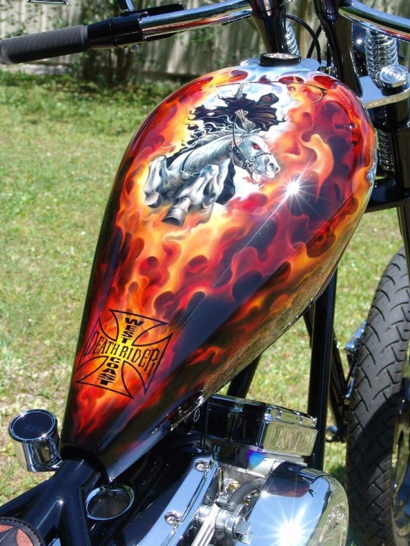 Bo's Death Rider CFL built by Choppercity USA of U.S.A.