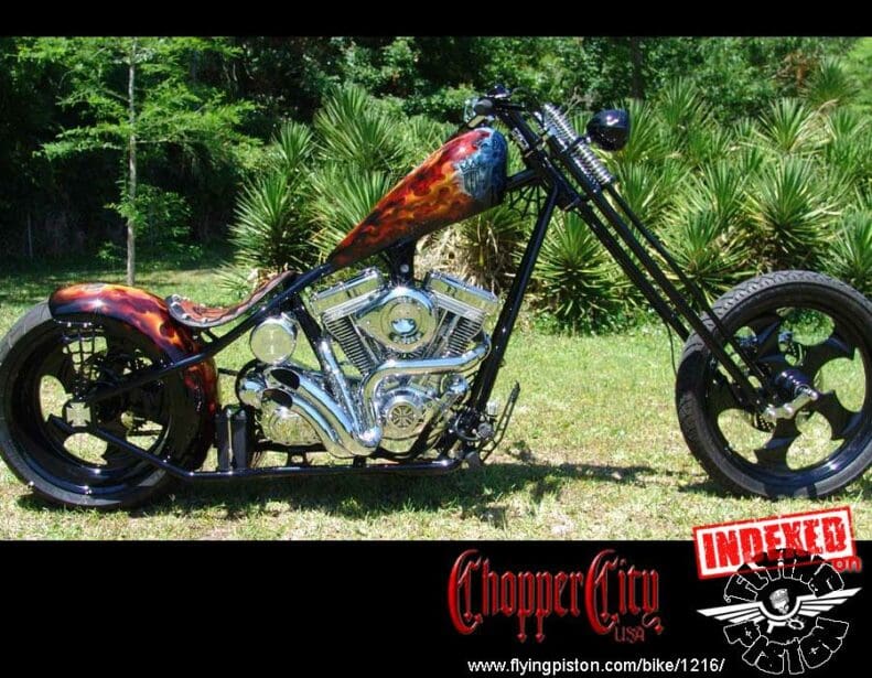 Bo's Death Rider CFL built by Choppercity USA of U.S.A.