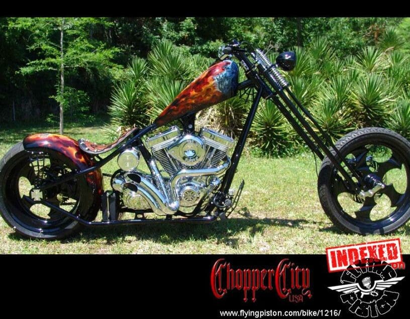 Bo's Death Rider CFL built by Choppercity USA of U.S.A.