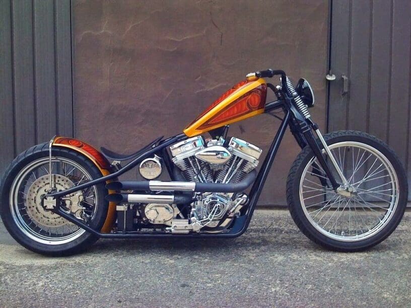 CFL Bobber built by Garage Built Bikes of U.S.A.