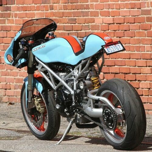 Gulf Oil Cafe Racer (CAV America) built by Garage Built Bikes of U.S.A.