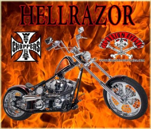 Hellrazor built by Illusion Motorcycles of U.S.A.