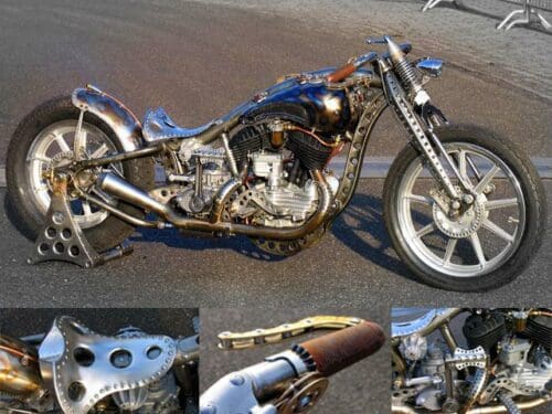 Burning Steel built by Red Barron Choppers Belgium of Belgium