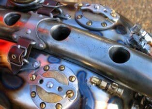 Burning Steel built by Red Barron Choppers Belgium of Belgium