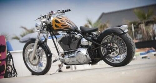 Reaper built by Saxon Motorcycles of U.S.A.
