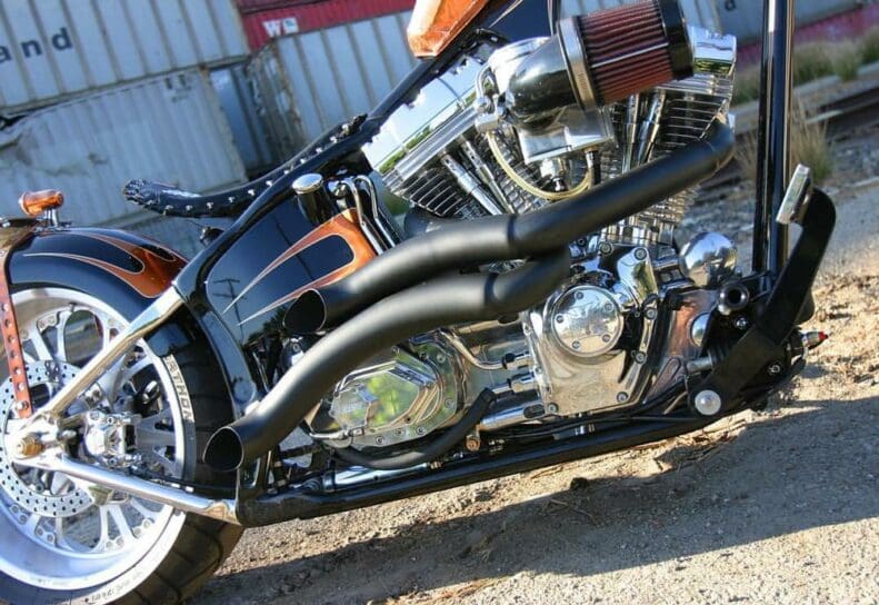 50's Copper Hardtail built by West Coast Choppers - WCC of U.S.A.