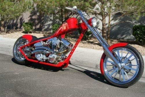 El Diablo Pin up built by West Coast Choppers - WCC of U.S.A.