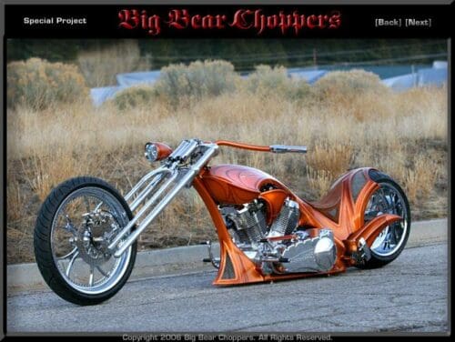X-Wedge Project built by Big Bear Choppers of U.S.A.