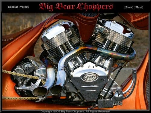 X-Wedge Project built by Big Bear Choppers of U.S.A.