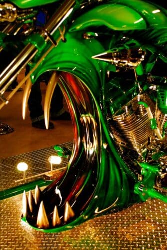 Predasaurus built by Garage Built Bikes of U.S.A.