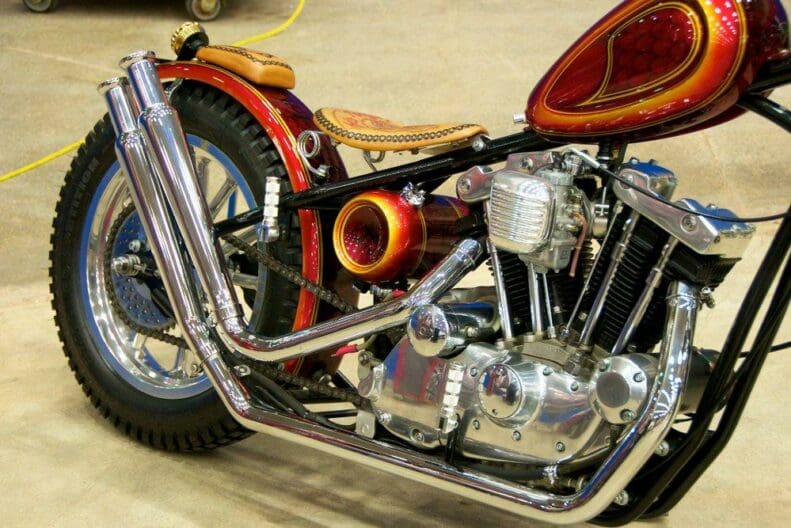 Jolie Rouge built by Spitfire Motorcycles of U.S.A.