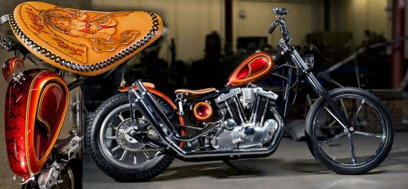 Jolie Rouge built by Spitfire Motorcycles of U.S.A.