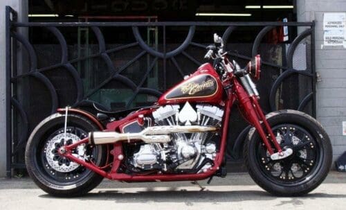 Cross Bones built by West Coast Choppers - WCC of U.S.A.
