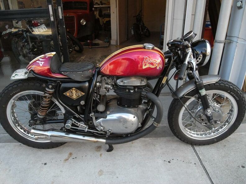 BSA Caferacer built by BerryBads Motorcycle of Japan