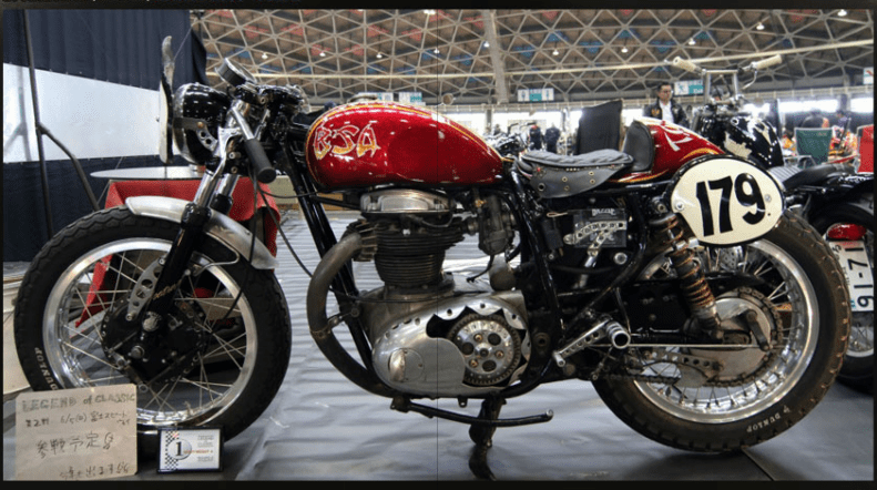 BSA Caferacer built by BerryBads Motorcycle of Japan
