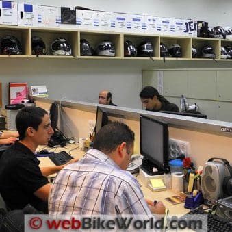 Cardo Systems Intercom R&D Office Tour - webBikeWorld