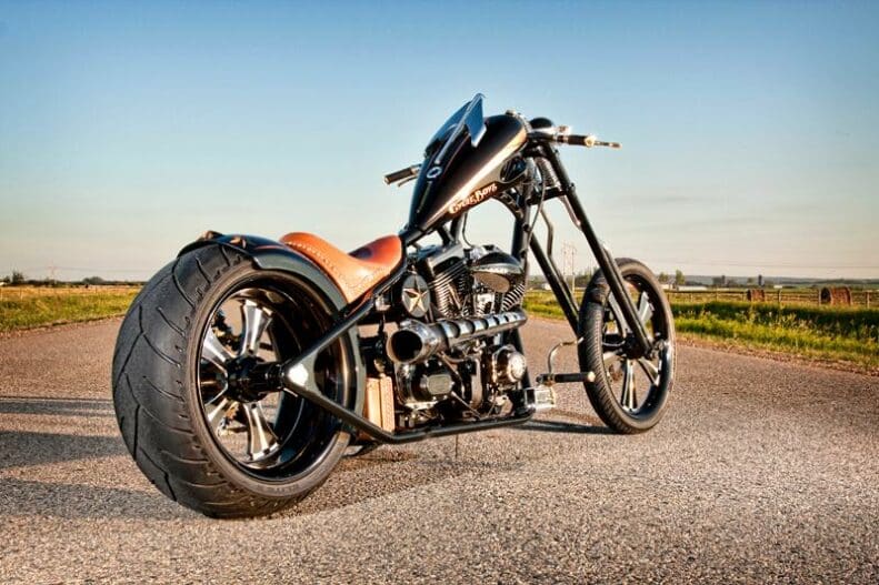 Long John built by Cycle Boyz of Canada