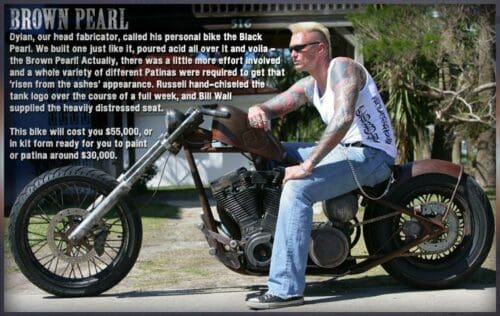 Brown Pearl built by Exile - Russell Mitchell of U.S.A.