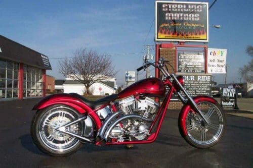 El Diablo Candy Red Flames 2002 built by West Coast Choppers - WCC of U ...